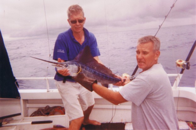 Gamefishing Fiji: Rare Baby Marlin tagged & Released